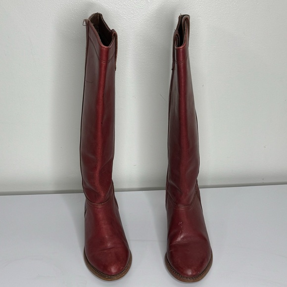 Dexter | Shoes | Vintage Dexter Boots Cowboy Knee High 65 M Oxblood ...